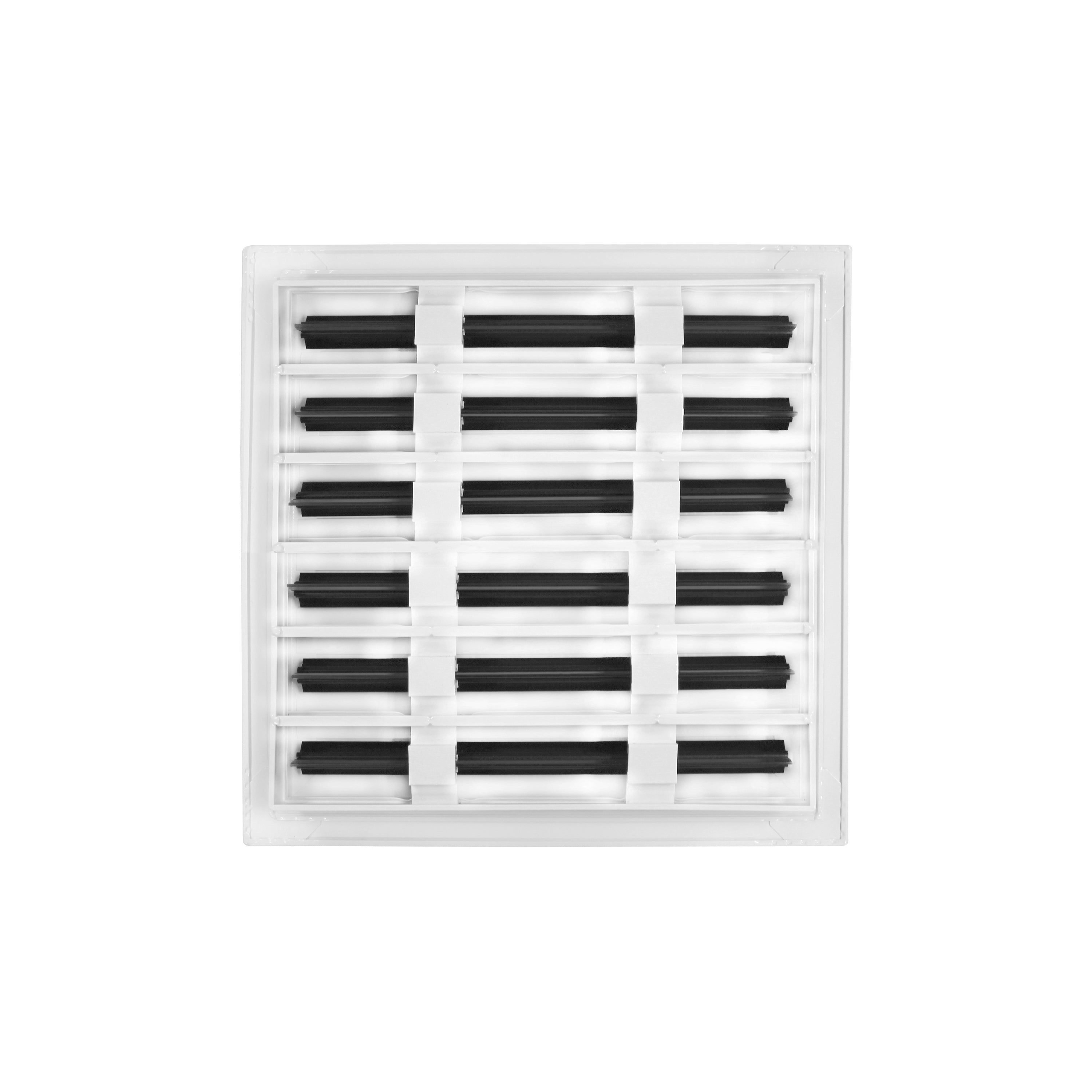 BUILDMART - 12x12 White Modern AC Vent Cover - Decorative Air Vent - S