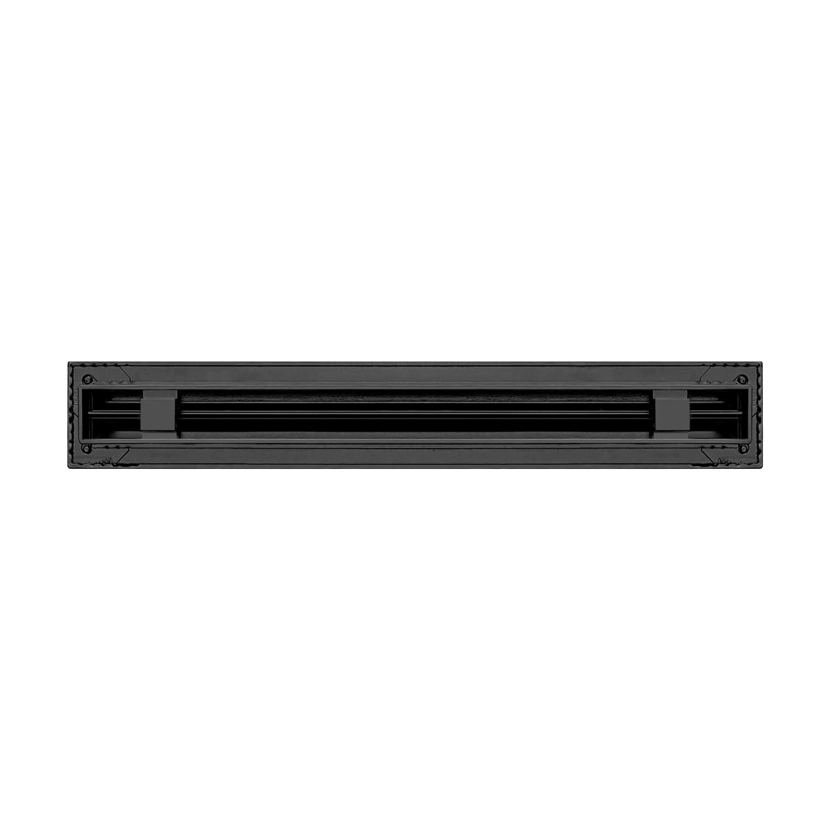 BUILDMART - 18" Linear Slot Diffuser - (1 Slot) Single Slot - Black De