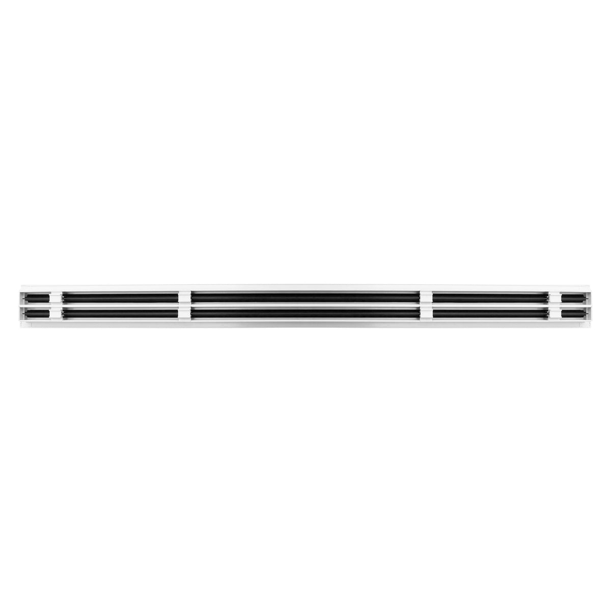 BUILDMART - 48" Linear Slot Diffuser - (2 Slot) Double Slot - White De