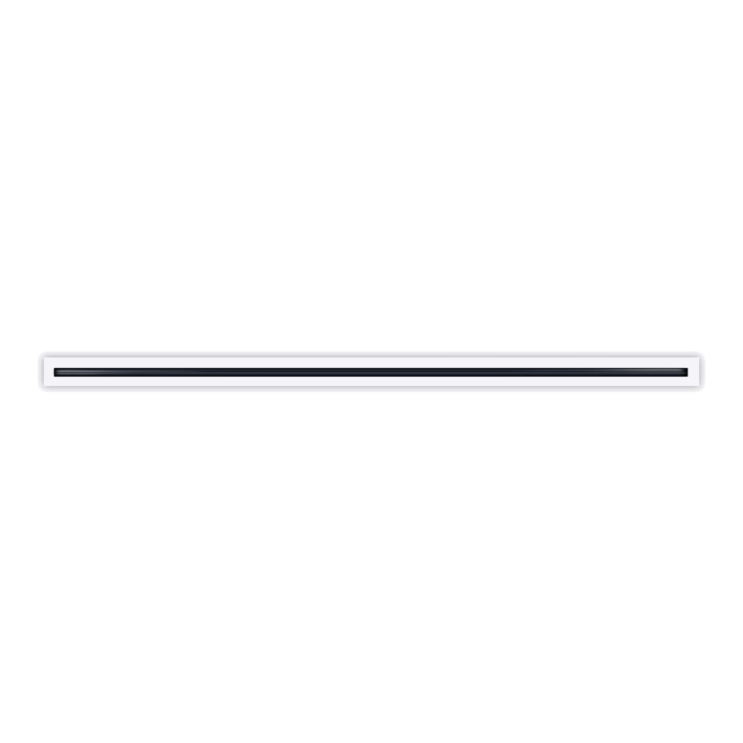 BUILDMART - 60" White Linear Slot Diffuser - 1 Slot - Single Slot - De ...